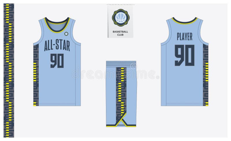 Basketball Uniform Mockup Template Design. Basketball Jersey ...