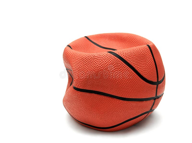 Deflated beach ball stock image. Image of hole, beachball - 9289185