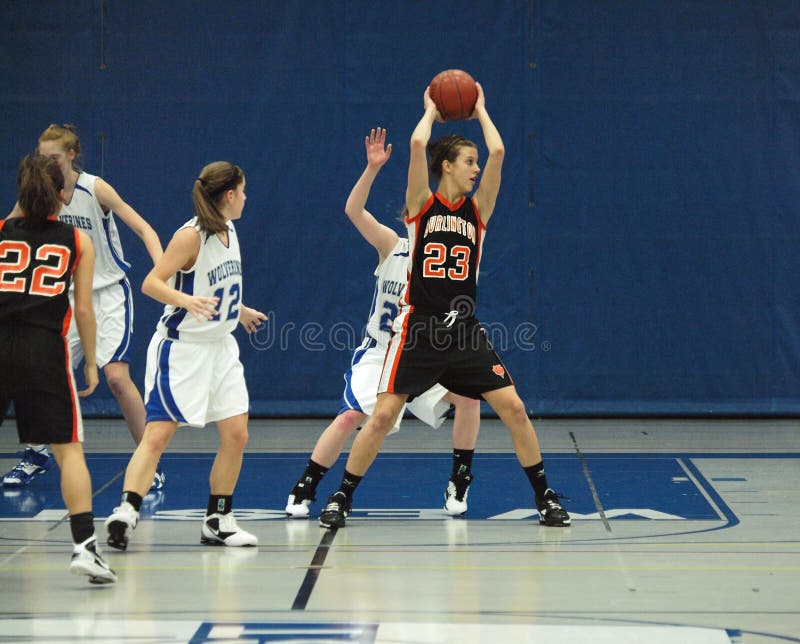 Basketball Action editorial stock photo. Image of score - 18074693