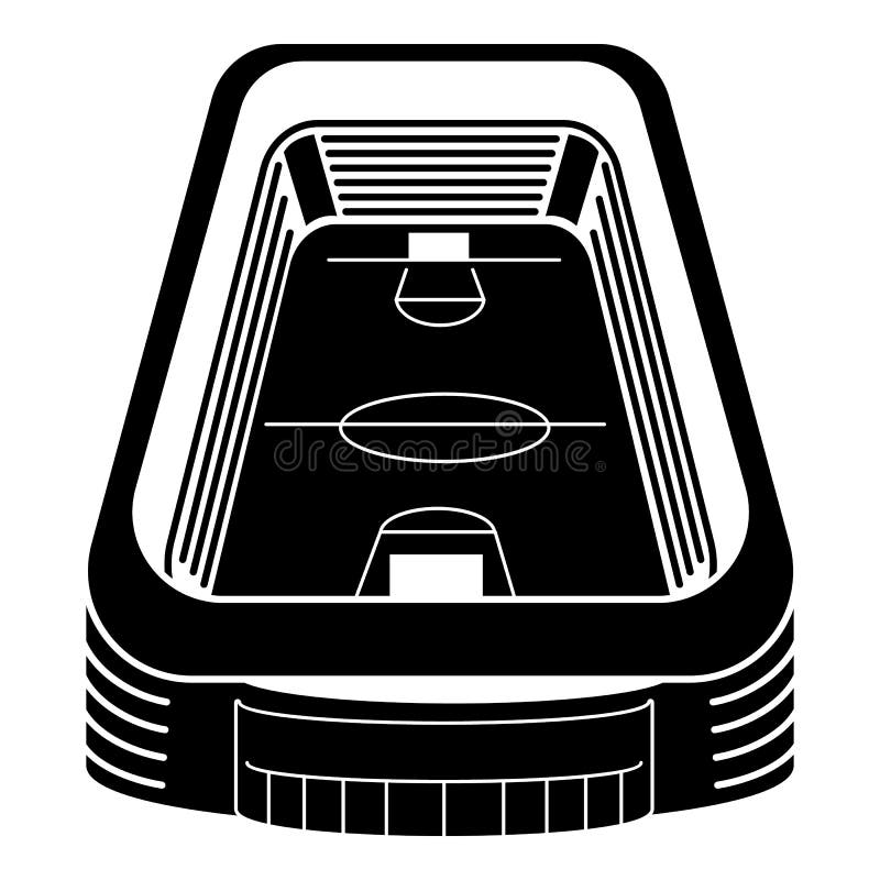 Basketball Arena Icon, Simple Style Stock Vector - Illustration of ...