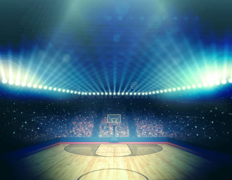 Basketball arena stock illustration. Illustration of arena - 66358463