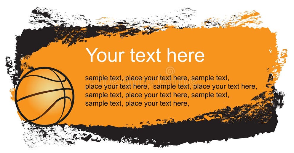 Basketball Border Background White Stock Illustrations – 355 Basketball ...