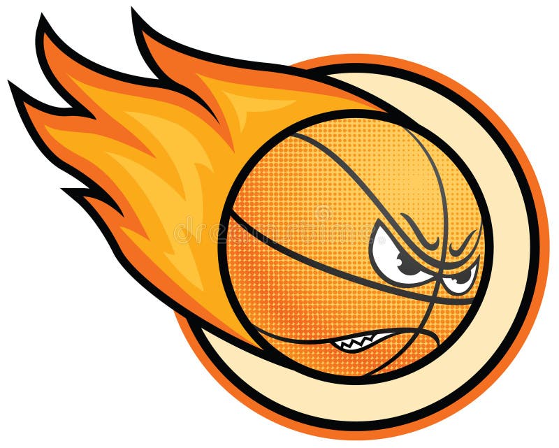 Basketball Ball Face Vector Image Stock Vector - Illustration of eyes ...