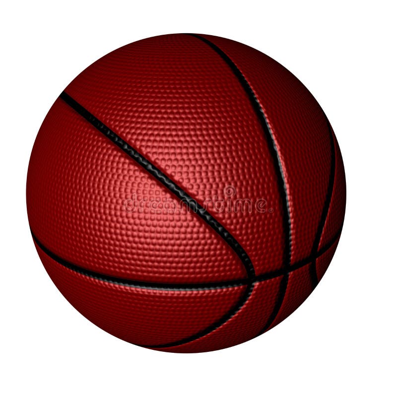 Silver Shiny Basketball with Reflection Stock Illustration ...