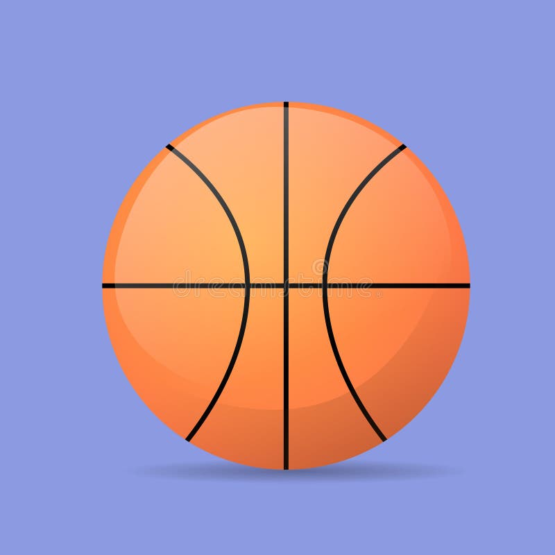 Basketball Ball Color Flat Icon Vector Stock Vector - Illustration of ...
