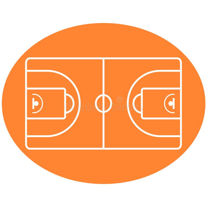 Basketball Ball Court Vector Stock Vector - Illustration of ball ...