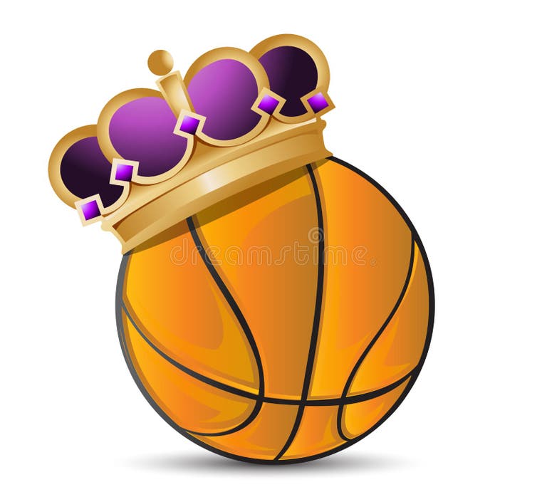 Gold Basketball Crown Stock Illustrations – 202 Gold Basketball Crown ...
