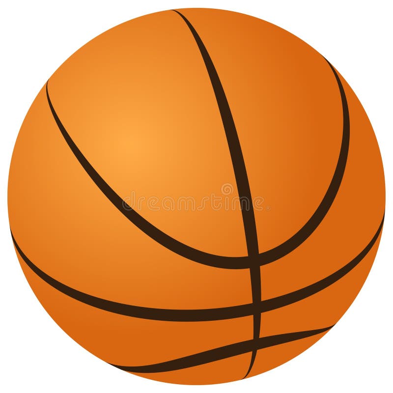 Basketball Ball 3d View Vector Realistic Icon Stock Vector ...