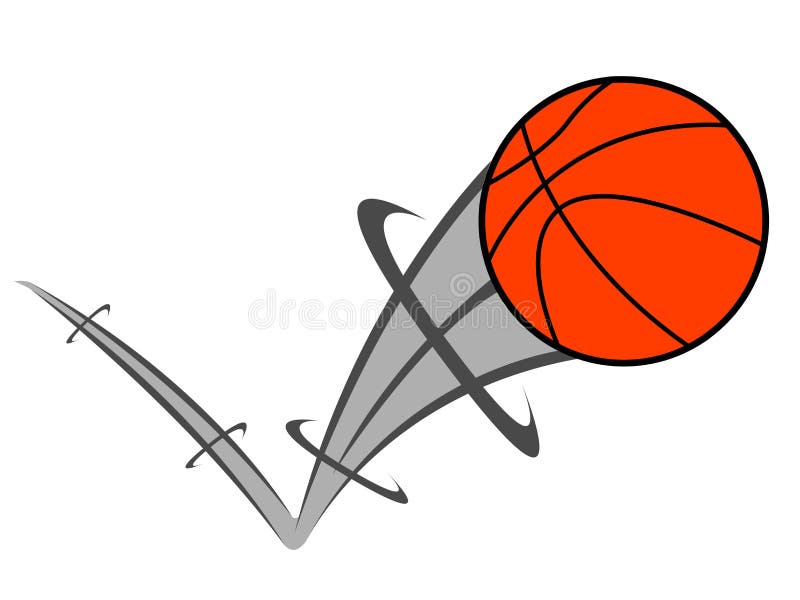 Basketball Ball with an Effect Stock Vector - Illustration of sport ...
