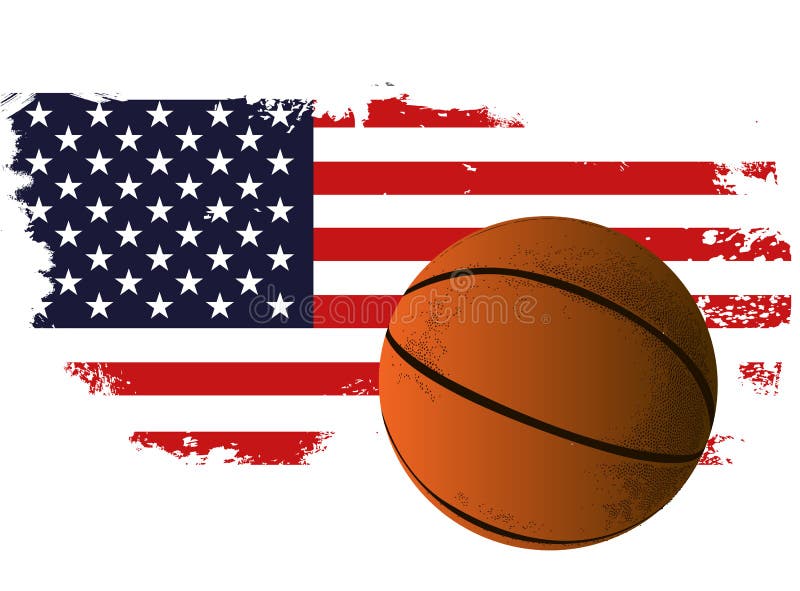 Basketball ball flag stock illustration. Illustration of circle - 36538566