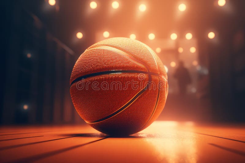 Basketball Ball. Generate Ai Stock Illustration - Illustration of ...