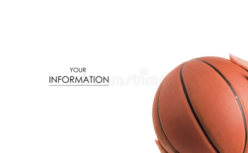 Basketball Ball in Hand Pattern Stock Photo - Image of equipment ...