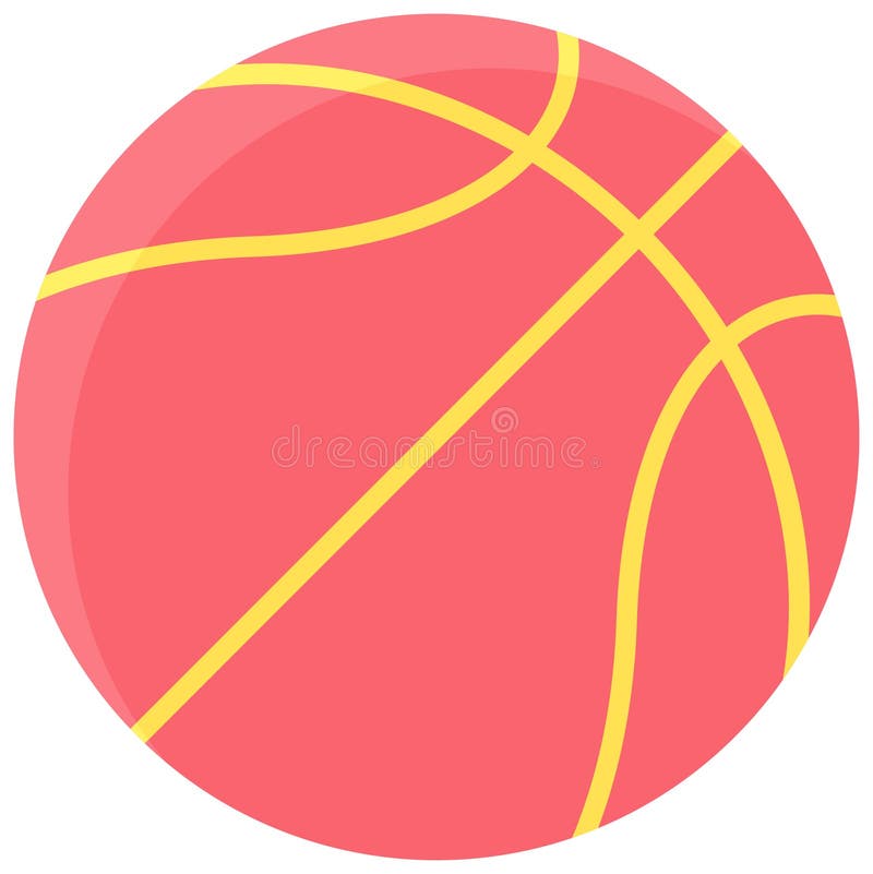 Basketball Ball Icon, High School Related Vector Illustration Stock ...