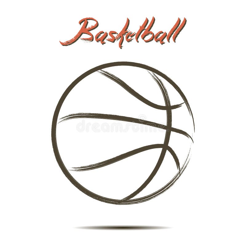 Realistic Basketball Ball White Shadow Stock Illustrations – 230 ...