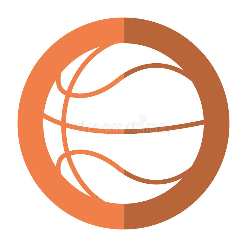 Basketball Ball Play Shadow Stock Illustration - Illustration of ...