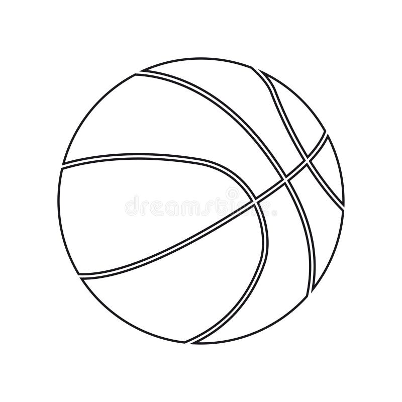 Basketball Outline Silhouette Stock Illustrations – 2,883 Basketball ...