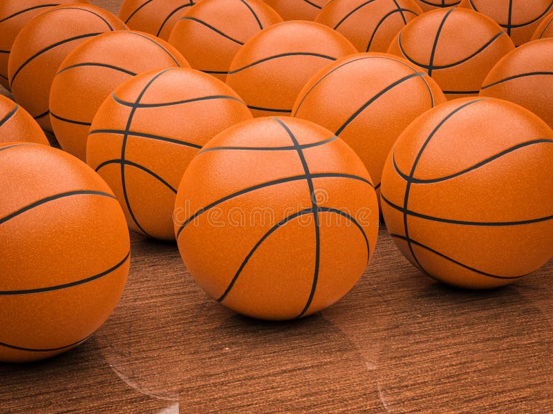 Basketball balls stock illustration. Illustration of background - 77399989