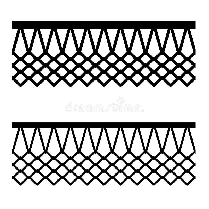 Basketball Basket Net Seamless Pattern Stock Vector - Illustration of ...