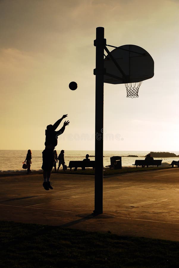 Basketball at the Beach editorial photo. Image of icon - 77166131