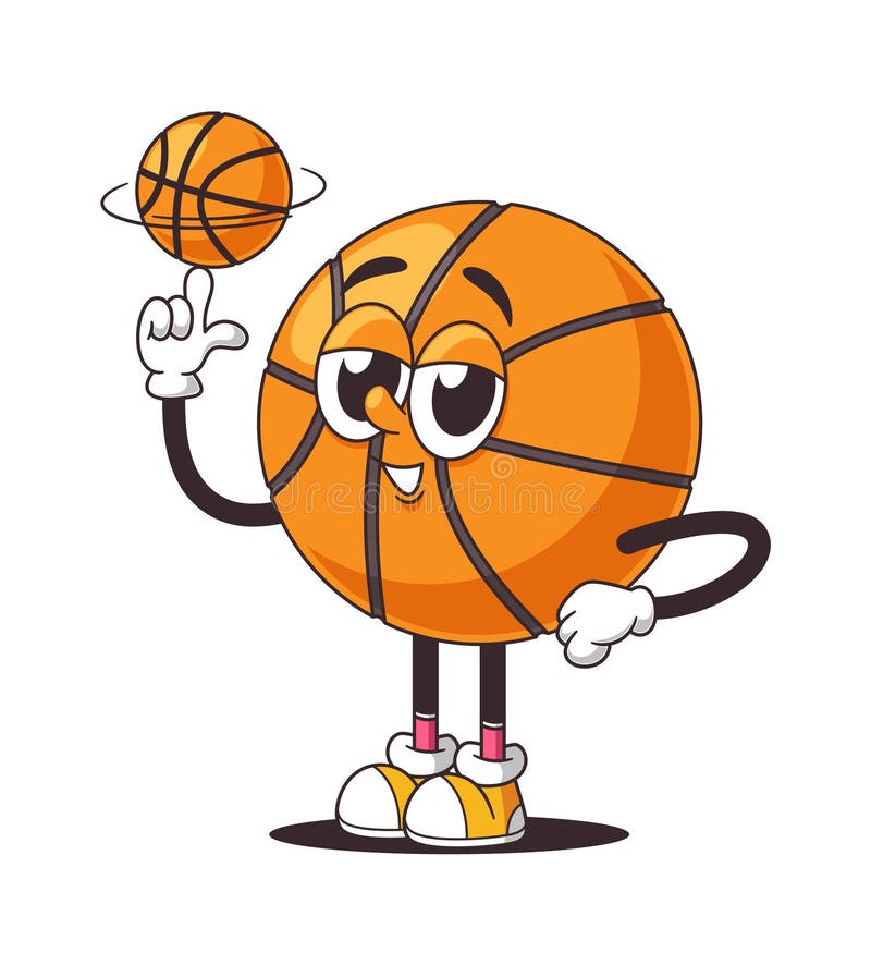 Basketball Cartoon Ball Character Stock Illustrations – 13,596 ...