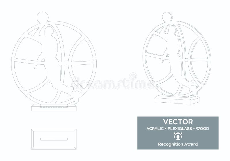 Trophy Vector Template. Recognition Trophy Award.Trophy Distinction ...