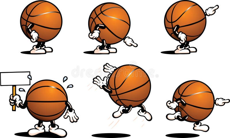 Basketball Character stock vector. Illustration of sporting - 19199395
