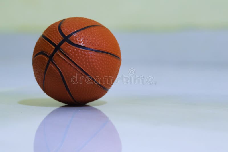 Basketball for Children in Reflection Stock Photo - Image of games ...