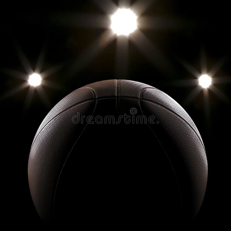 Basketball Close-up on Studio Background - Stock Image Stock ...