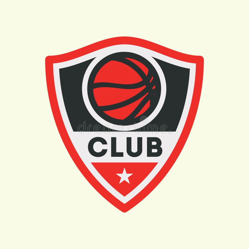 Basketball Club Label. Vector Illustration Decorative Design Stock ...