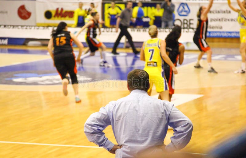 Basketball coach editorial image. Image of sports, audience - 35564440