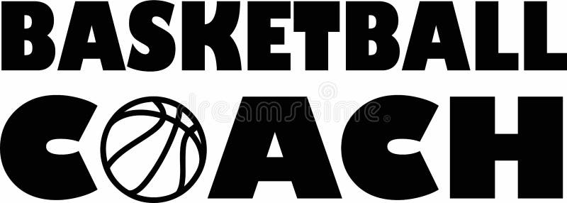Basketball Coach stock vector. Illustration of white - 85846631