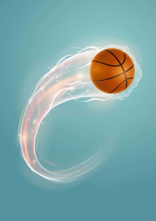 Basketball comet stock vector. Illustration of power - 36410326