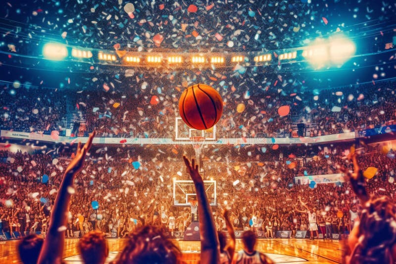 Basketball Concept Generative AI Stock Illustration - Illustration of ...