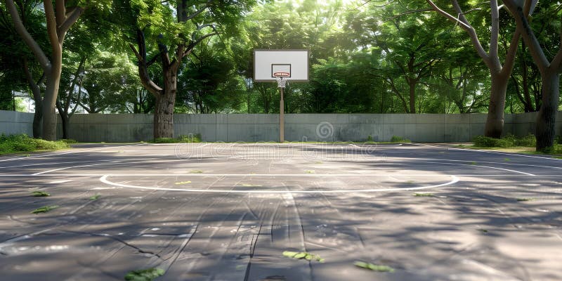 Basketball Court Field Background Stock Illustration - Illustration of ...