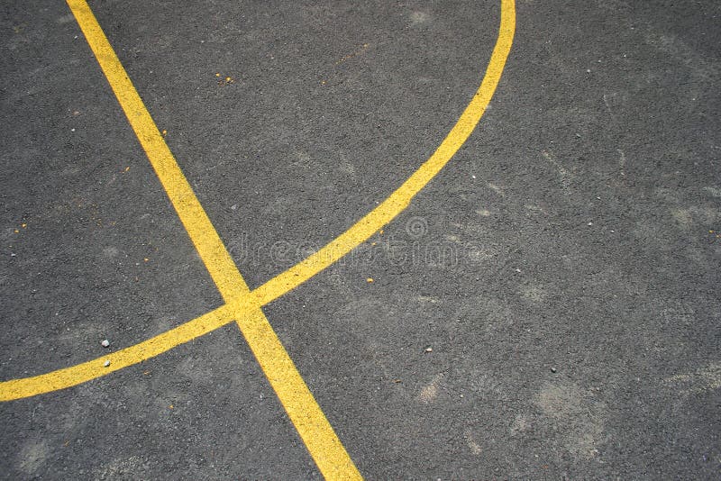 Basketball court lines stock photo. Image of sport, concrete - 2664248