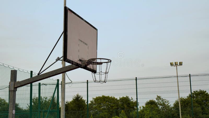 Basketball court stock video. Video of urban, playtime - 158131925