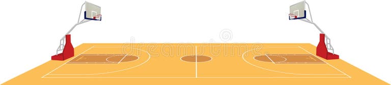 Basketball Court Side View Stock Illustrations – 114 Basketball Court ...