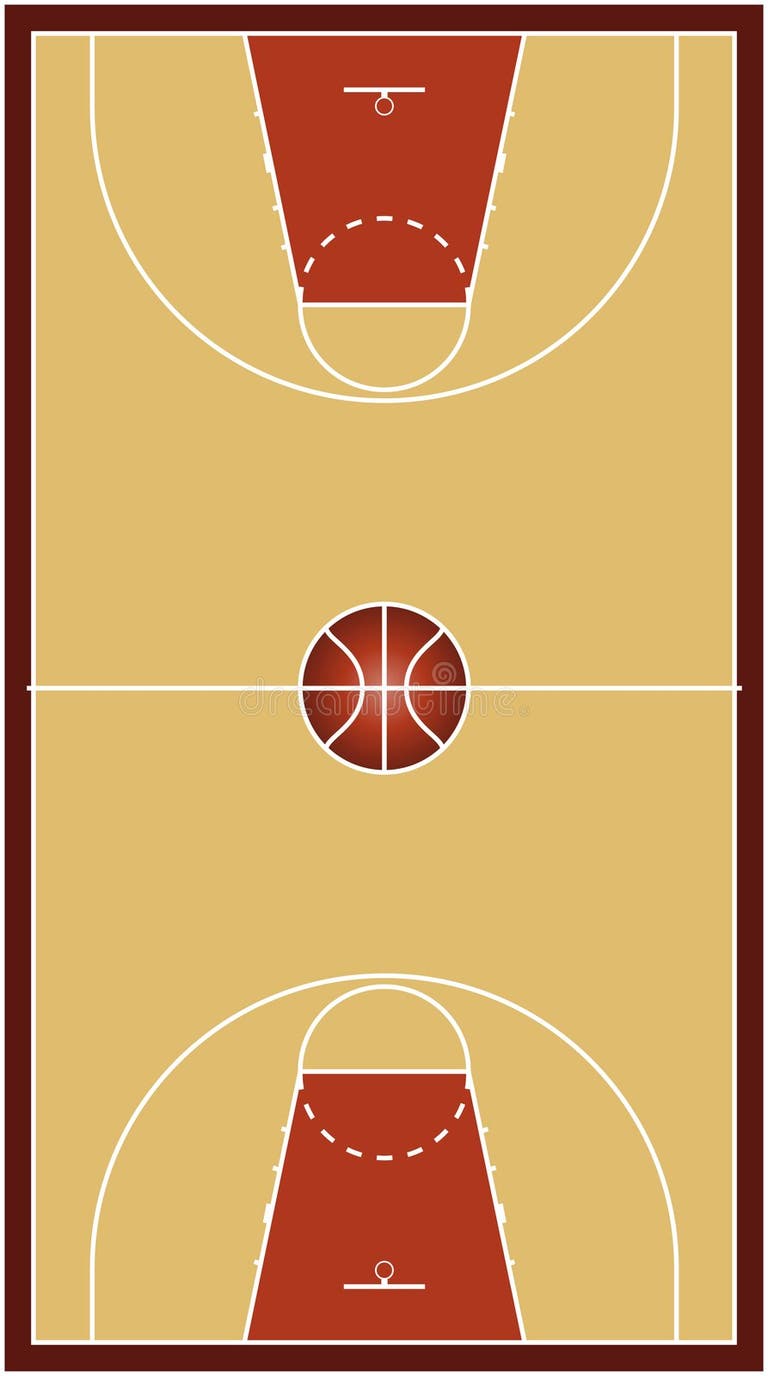 Nba Basketball Field Stock Illustrations – 369 Nba Basketball Field ...