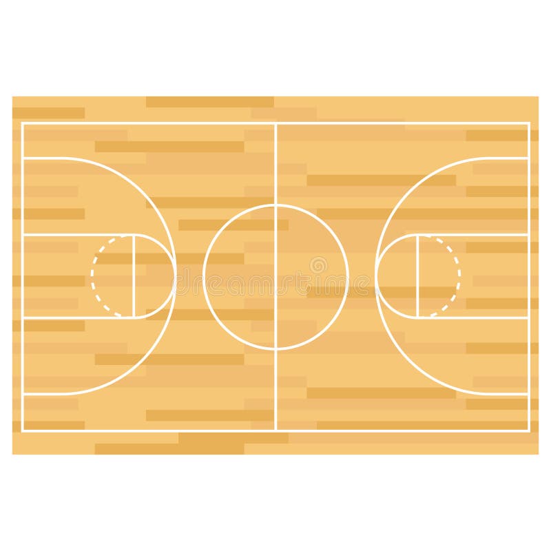 Basketball Court. Vector Illustration Decorative Design Stock Vector ...