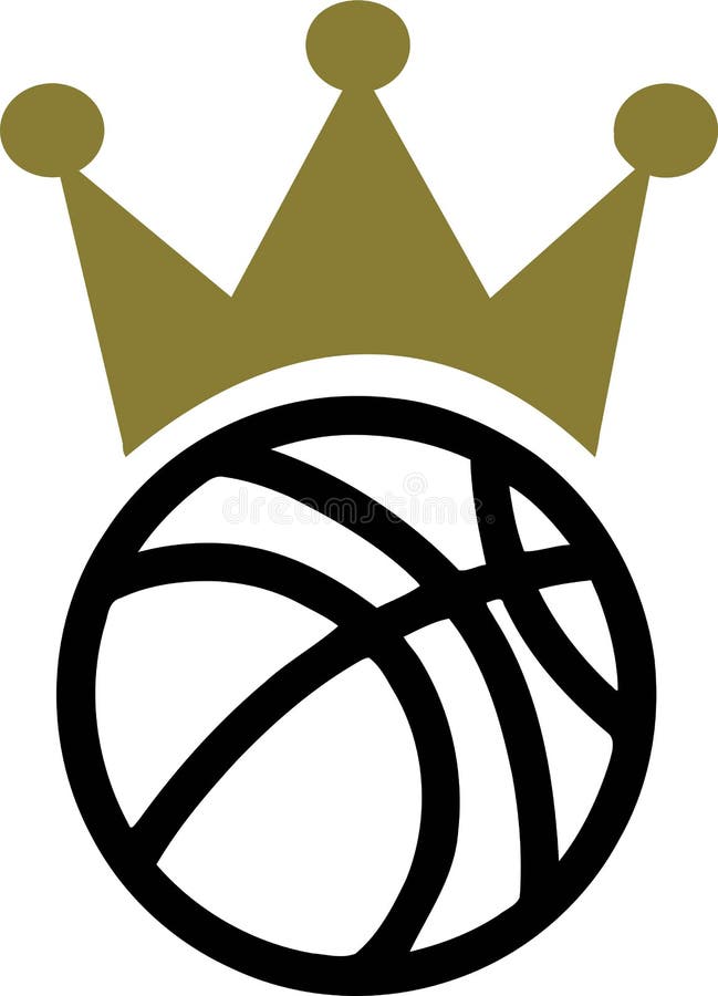Basketball with Crown Vector Stock Vector - Illustration of competition ...