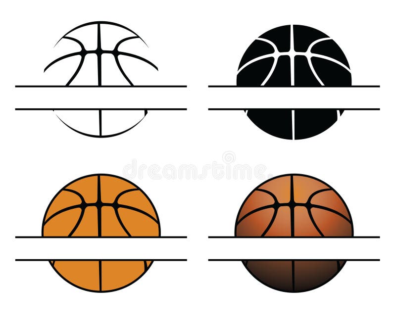 Basketball Designs Name Space Stock Vector - Illustration of sports ...