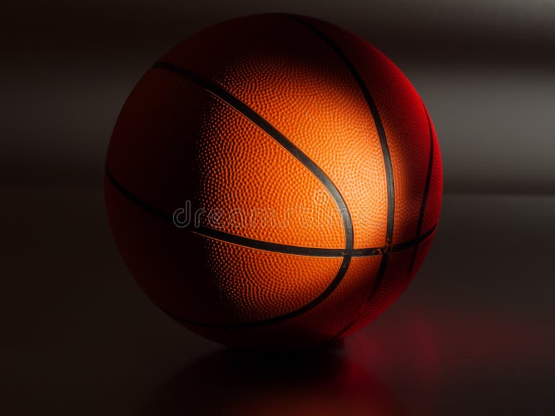 Basketball Dramatic Lighting Stock Photo - Image of copyspace, dramatic ...