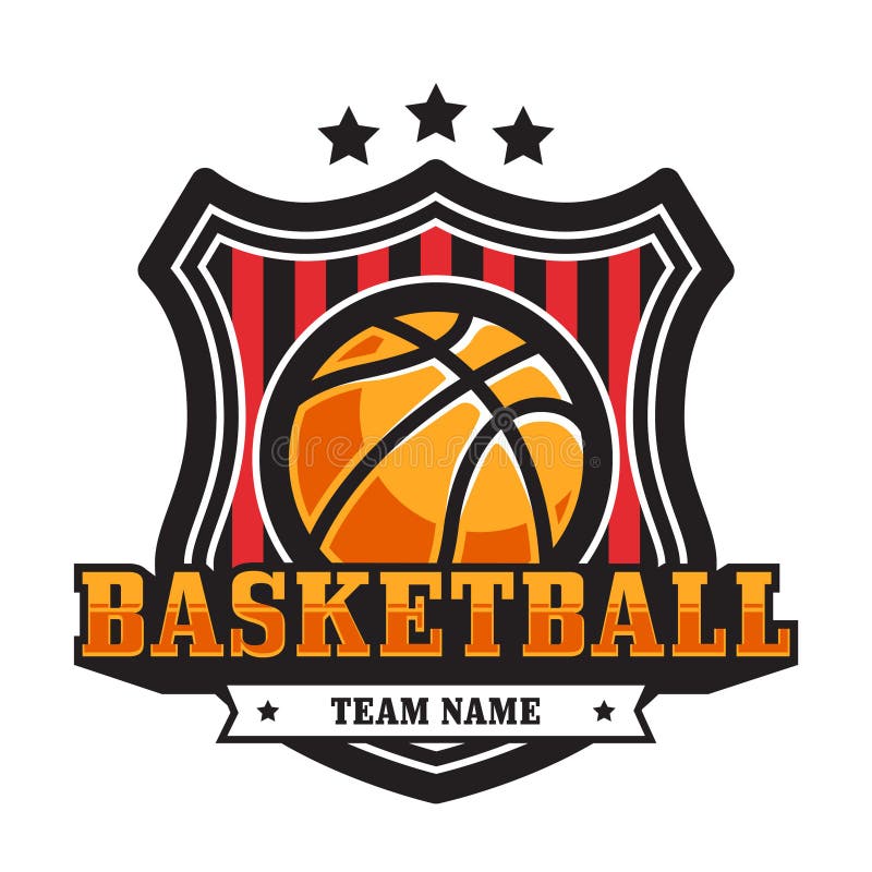 BASKETBALL EMBLEM stock vector. Illustration of logo - 98762053