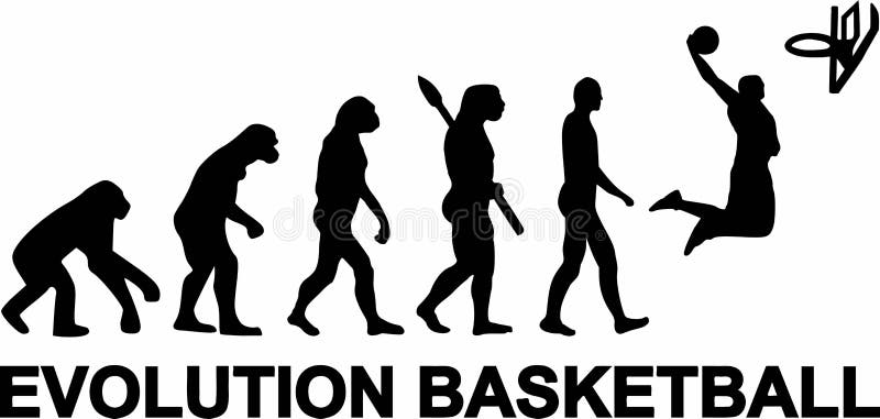 Evolution Of A Basketball Player Stock Vector - Illustration of ... Evolution Of A Basketball Player Stock Vector - Illustration of ...