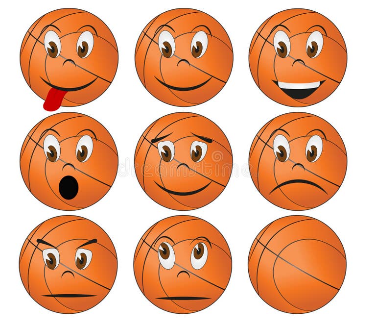 Cute Basketball Face Stock Illustrations – 2,139 Cute Basketball Face ...