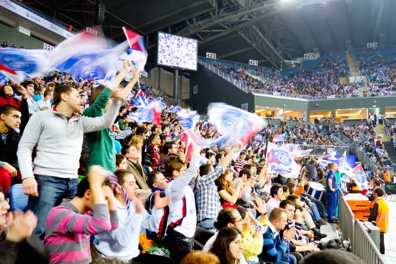 Basketball fans editorial stock photo. Image of sport - 17364278