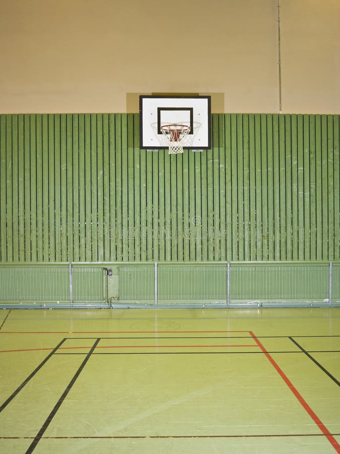 Basketball field stock image. Image of sport, wood, bleachers - 14625865