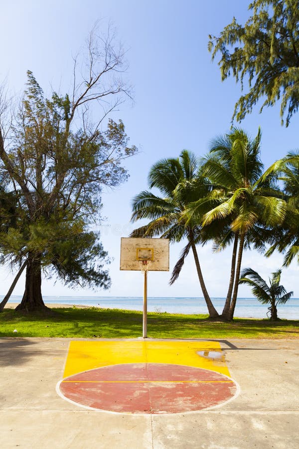 Basketball Field stock image. Image of sand, tropical - 33513989