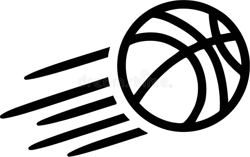 Basketball Flying stock vector. Illustration of background - 85845472