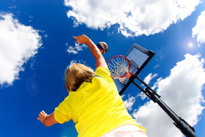 Basketball fun stock photo. Image of sunny, perfect, hoop - 10620358